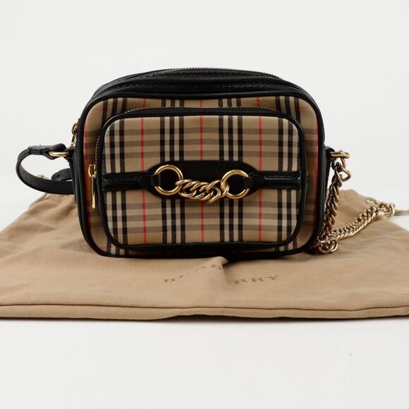 Burberry | Bags | Check Link Camera Shoulder Crossbody Bag | Poshmark